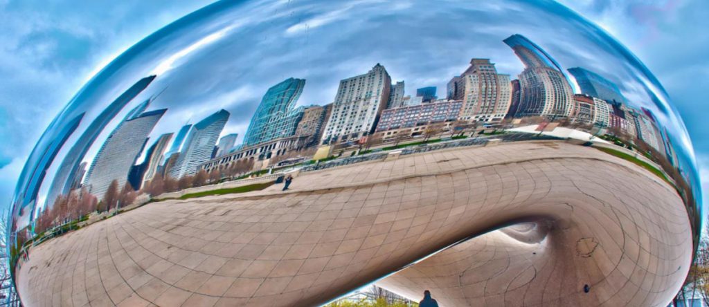 Chicago's Cloud Gate - Inspired by Liquid Mercury